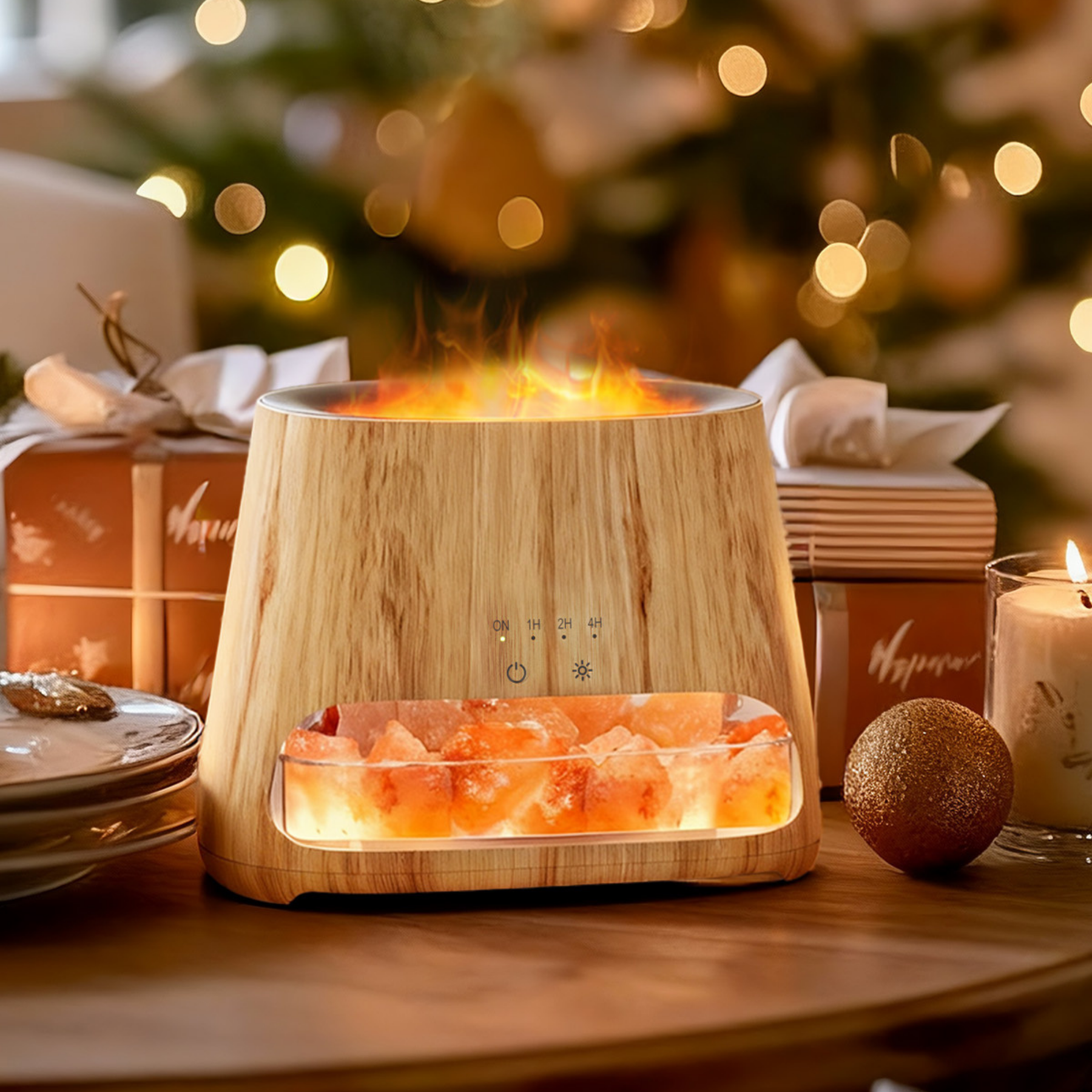 Ultrasonic Himalayan Salt Lamp Diffuser for Relaxation & Sleep – SALKING
